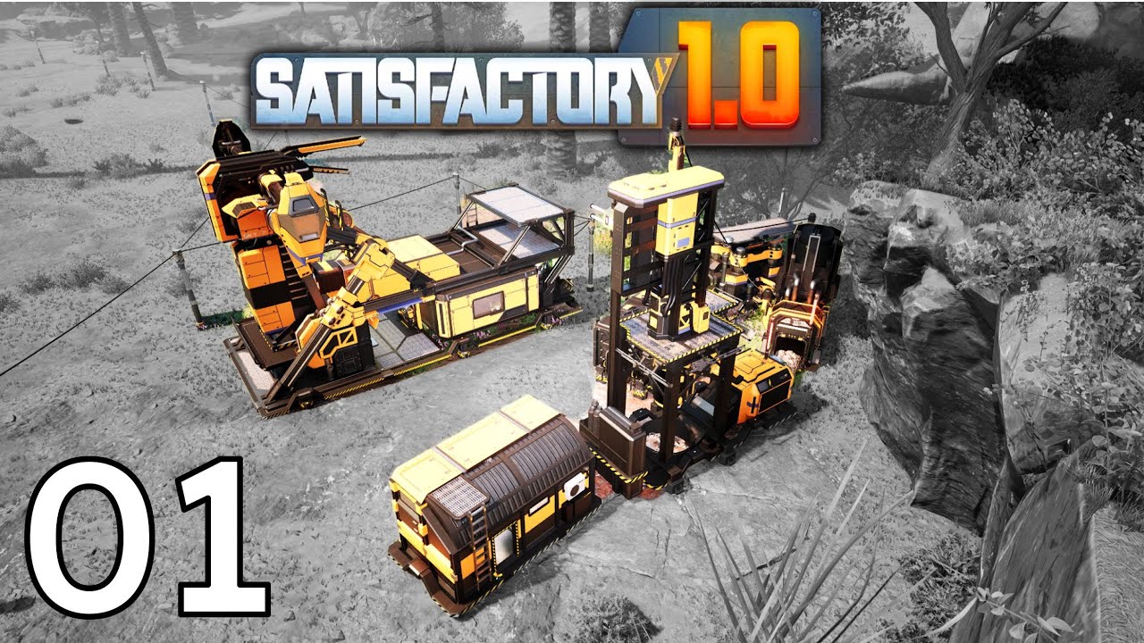 NEW START! MODULAR MINI-FACTORY [Ep. 1 - Satisfactory 1.0] - YouTube