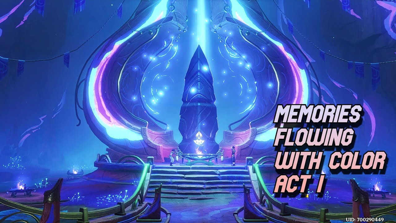 Genshin Impact - Memories Flowing With Color Act I - Full Walkthrough ...