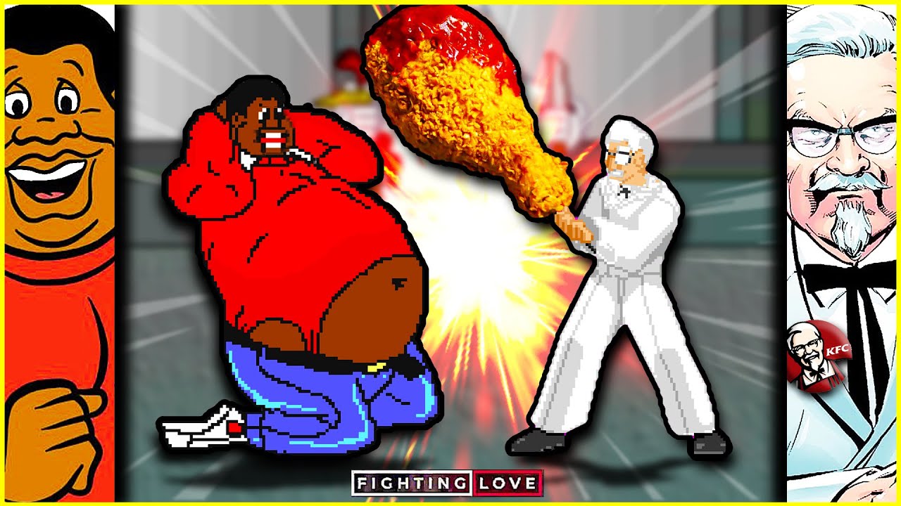 FAT ALBERT vs COL. SANDERS (KFC) 🔴EXTREMELY HIGH LEVEL FIGHT! - YouTube