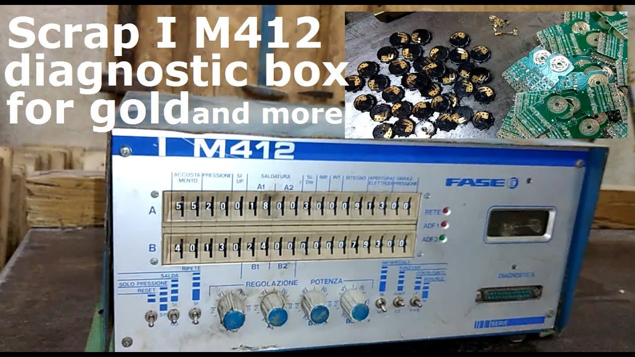 Scrap I M412 diagnostic item for gold and more! - YouTube