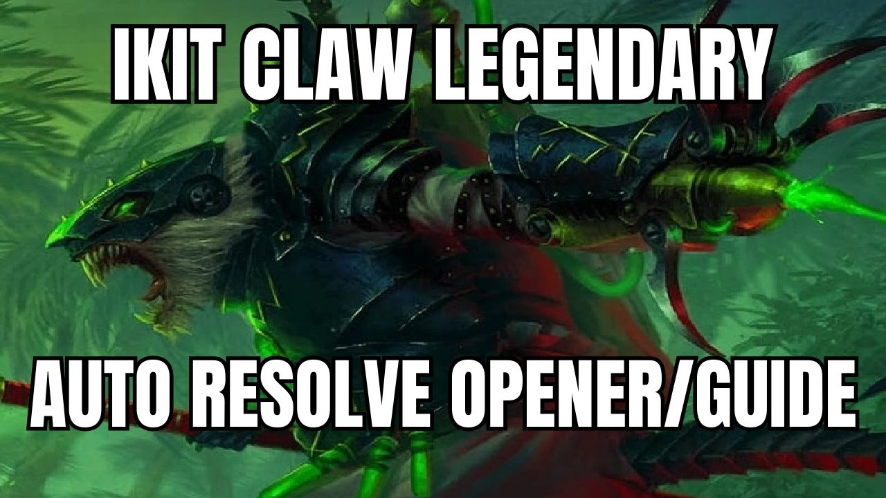 Ikit Claw Legendary Full Auto-Resolve Opener and Guide TWW3 - YouTube