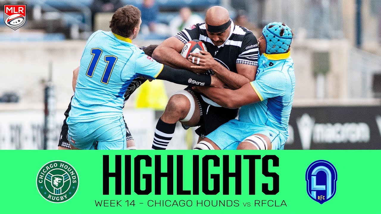 Chicago Hounds vs. RFCLA | Week 14 Major League Rugby Highlights - YouTube