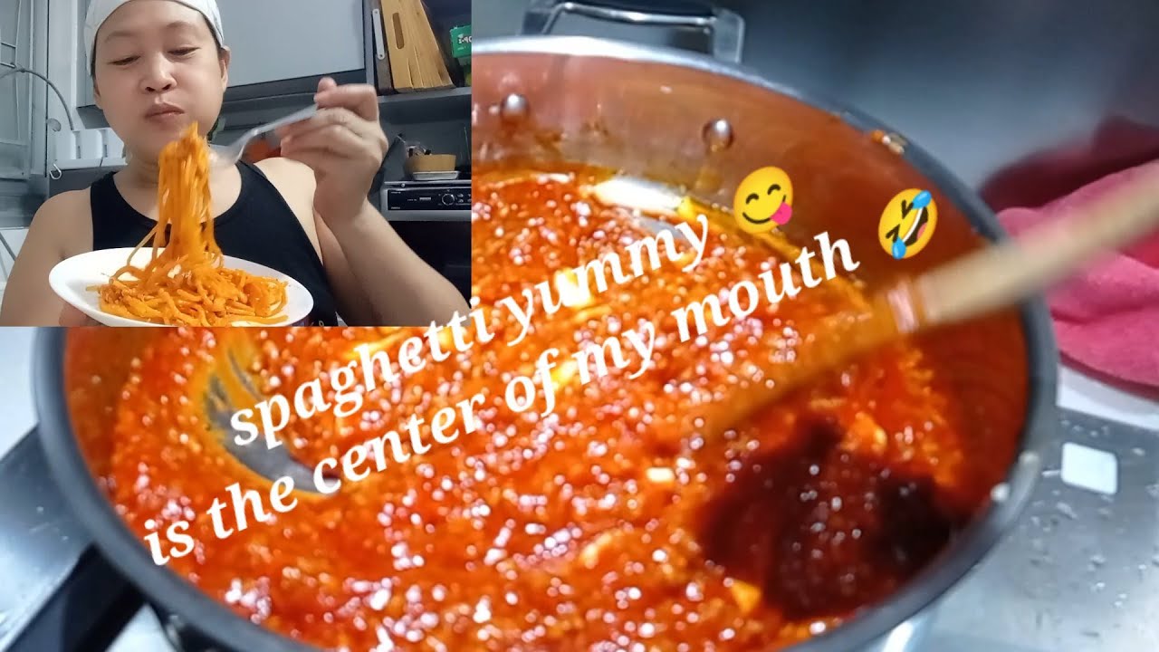 pinoy version spaghetti - YouTube