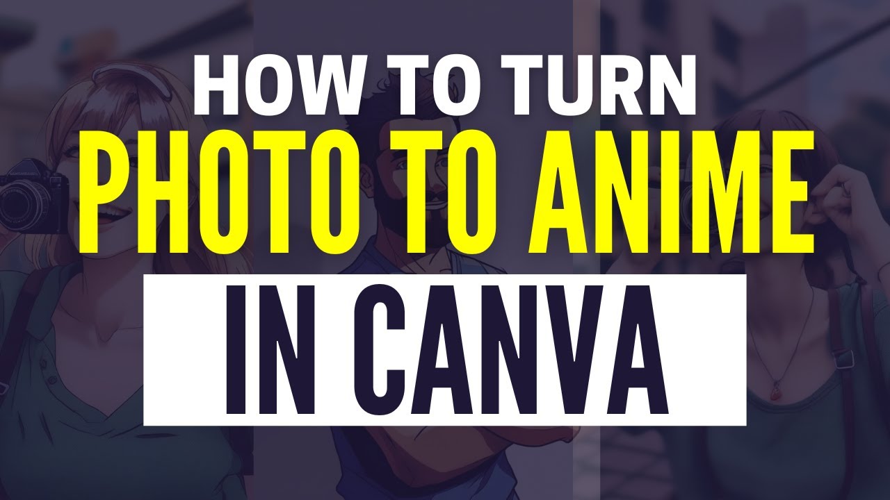 How to Cartoon Yourself in Canva For FREE | Photo to Anime - YouTube
