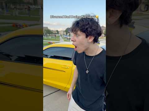 Divorced Dad During Kid Swap😂