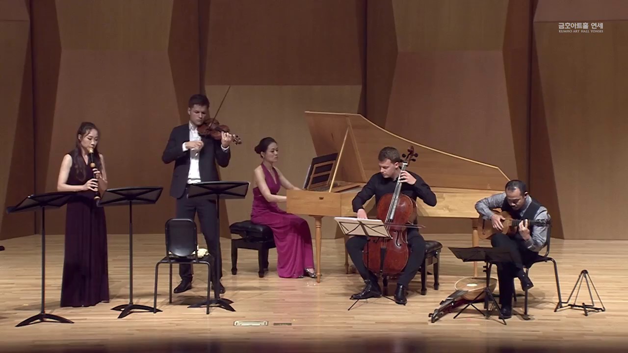 G.Ph.Telemann - Trio Sonata in a minor for recorder, violin and basso ...