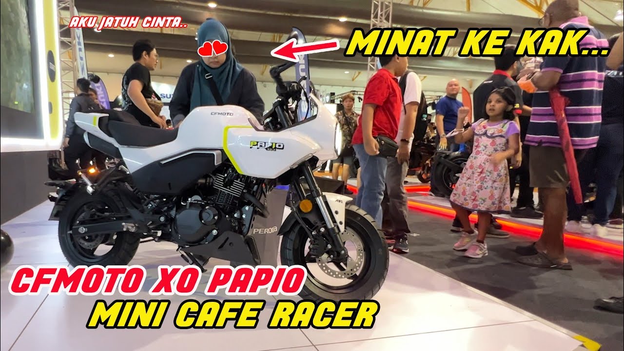 CFMOTO XO PAPIO | FUN BIKE MINI CAFE RACER - YouTube