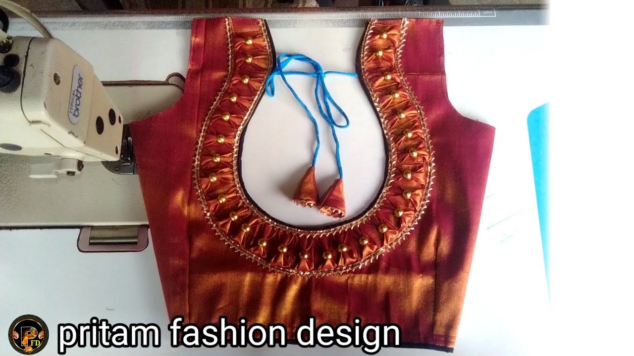 less moti patti blouse design kese banaye|supar tranding blouse design ...