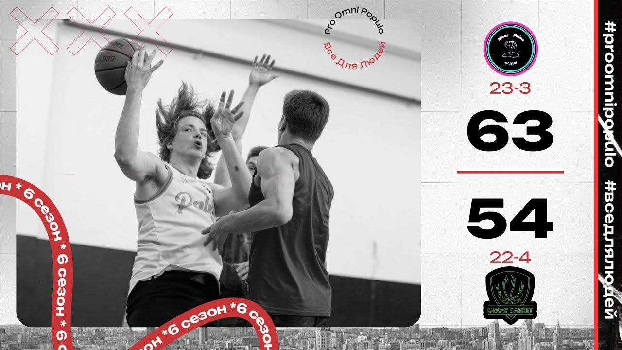 Miami Palms vs Grow Basket Phystech - YouTube