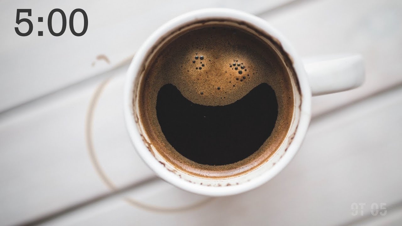 Coffee break - 5 min Countdown with Alert - YouTube