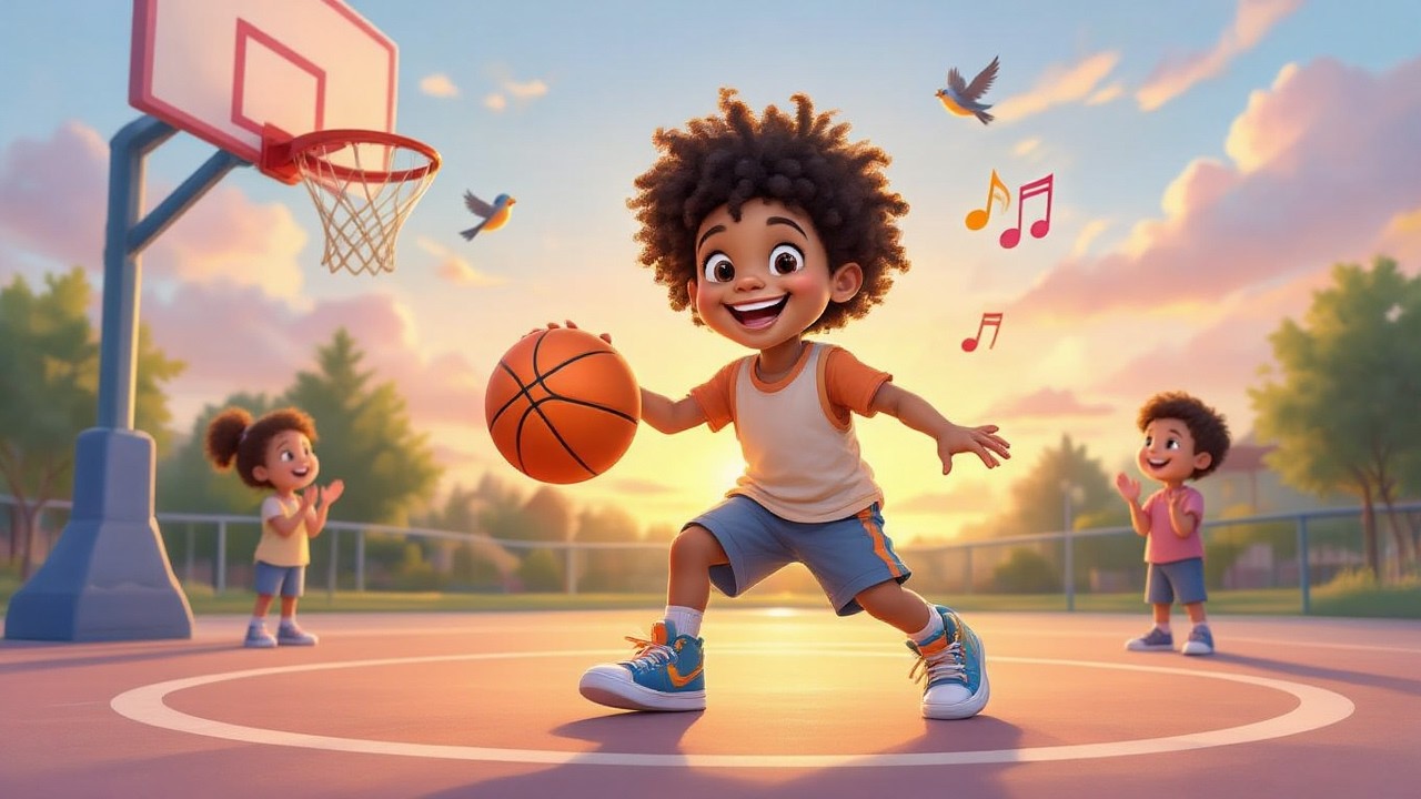 Basketball Bounce Beat | Fun Kids Sports & Action Song - YouTube