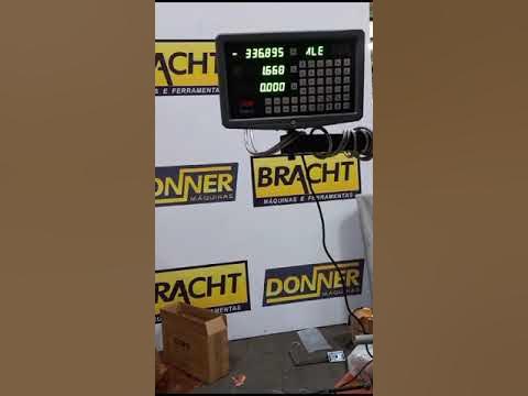 Furadeira Fresadora Donner DNF7 com Regua Digital e Avanco automático - YouTube