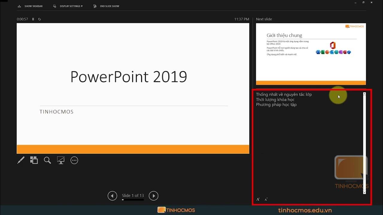 Chống Quên Bài Khi Thuyết Trình Với Presenter View (Chế Độ Xem Người Thuyết Trình) Trong ...