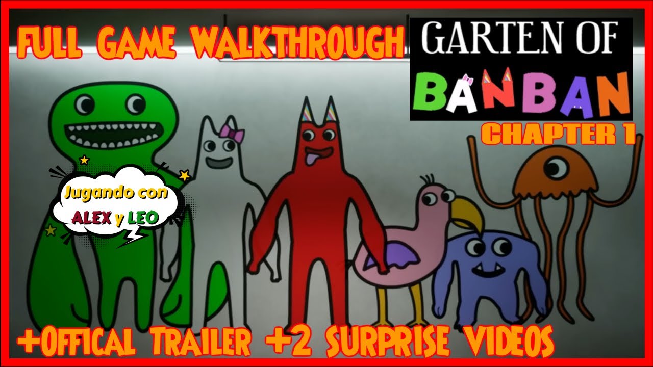 Garten of Banban Chapter 1 full game walkthrough +Official Trailer +2 ...