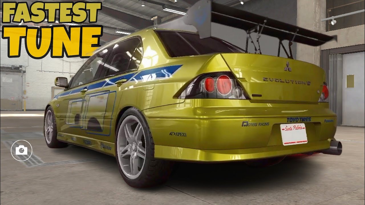 CSR2 DAMD ver. Mitsubishi Lancer Evolution VII Fastest Tune & Shift ...