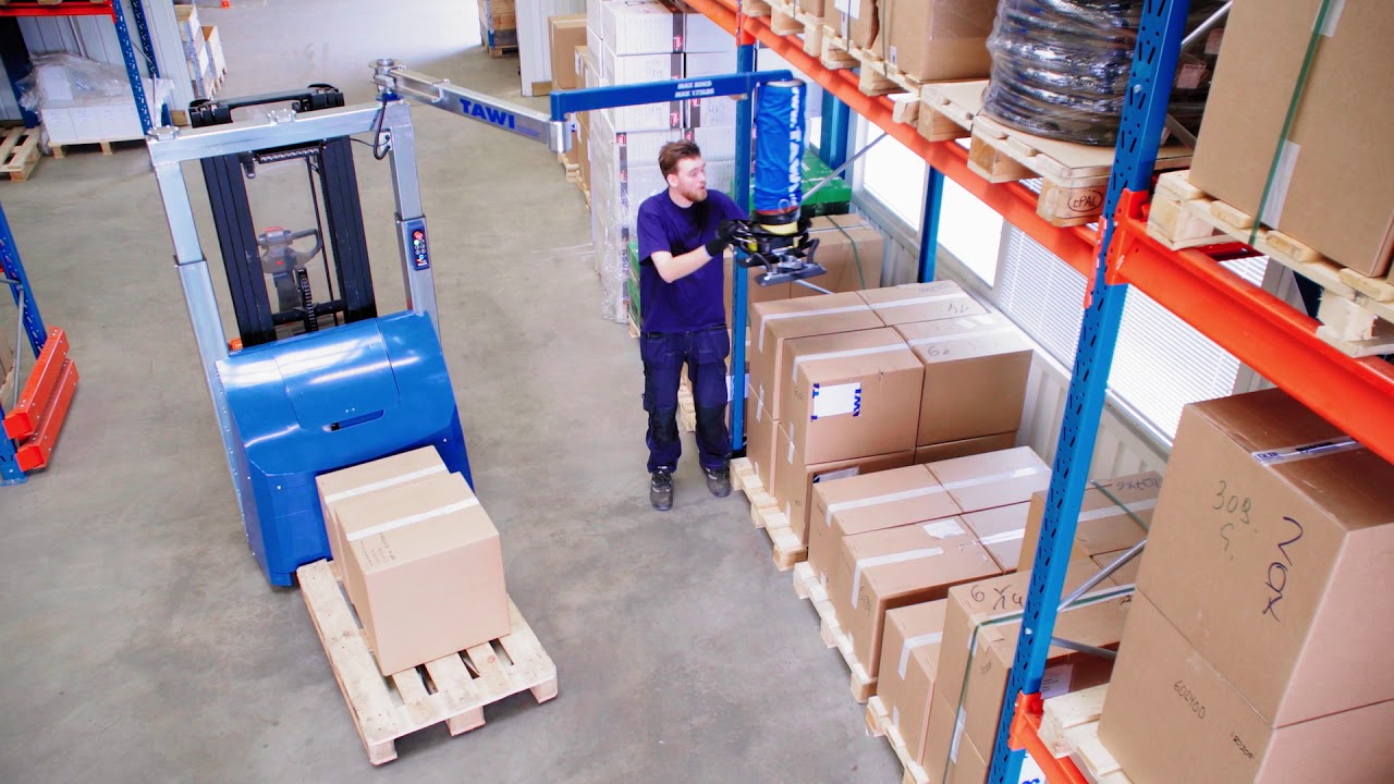 Mobiler Kommissionierer für effiziente Logistik I TAWI - YouTube