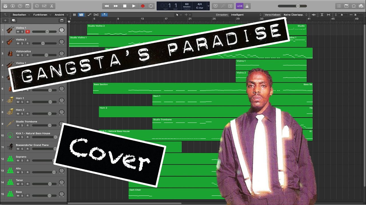 Gangsta's Paradise (Logic Pro X Cover) II Little Music-World - YouTube