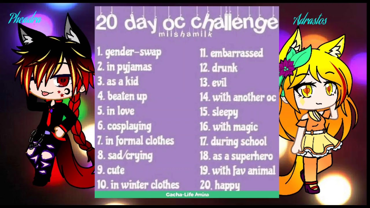 20 day oc challenge - YouTube