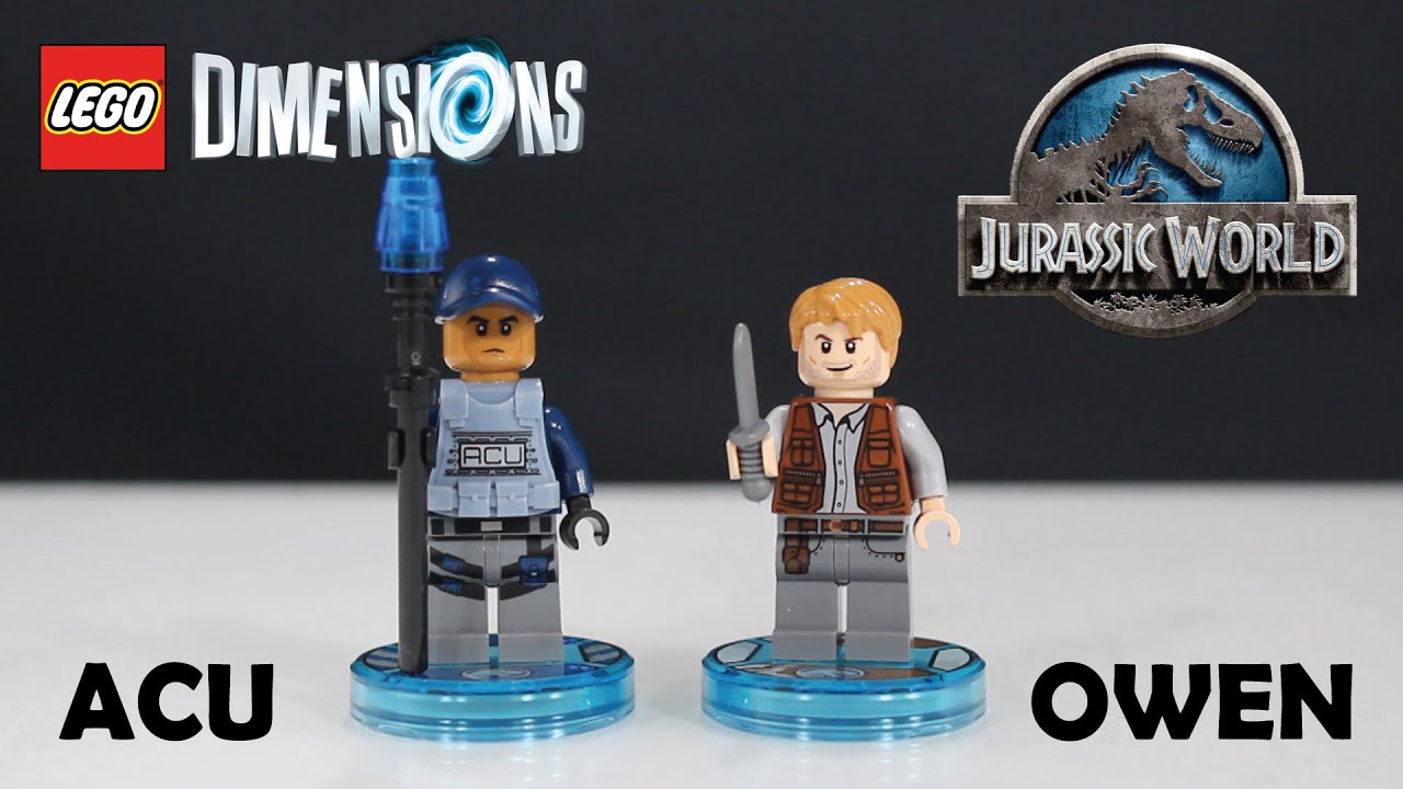 LEGO Dimensions JURASSIC WORLD TEAM PACK 71205 with OWEN, ACU ...