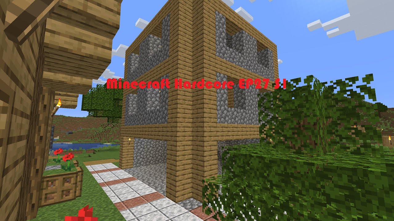 J'ai enfin terminé ce bâtiment | Minecraft Hardcore EP27 S1 - YouTube