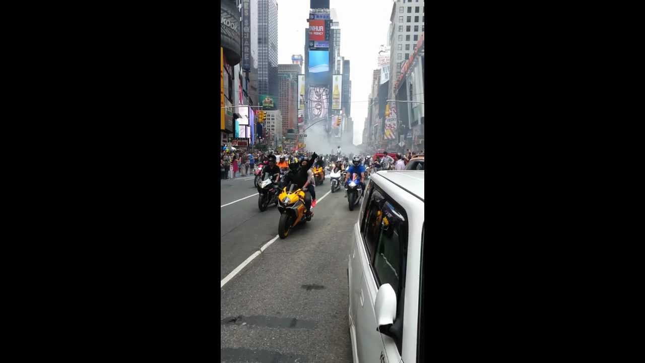 New York City Motor Bike Rally 3:30pm - August 19 2012 - YouTube