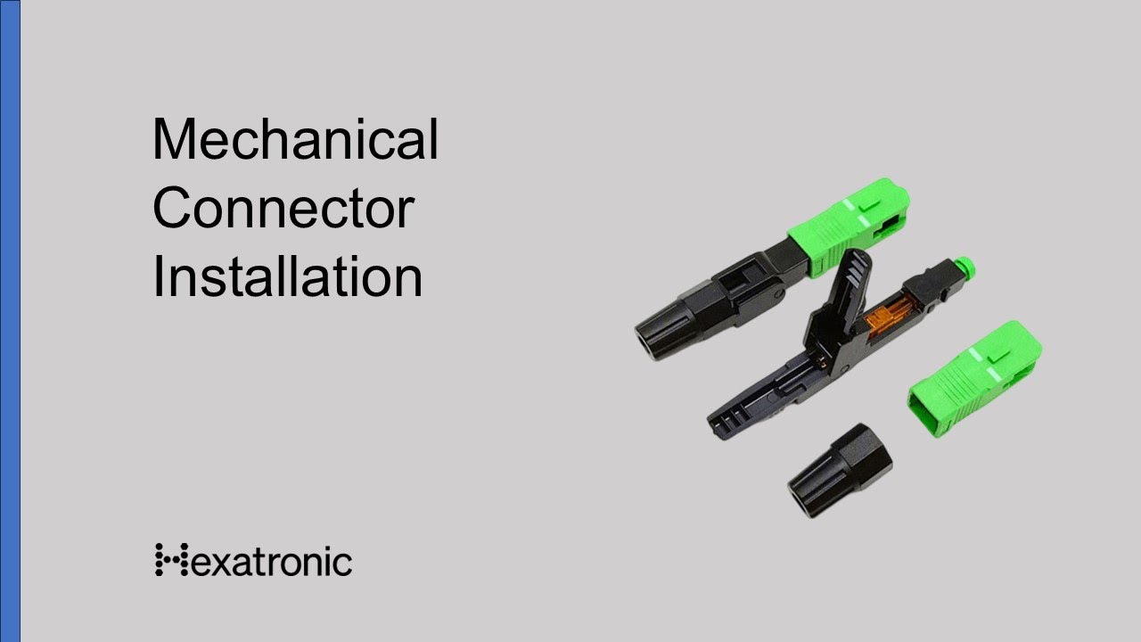 LC/APC Mechanical Connector Assembly - YouTube