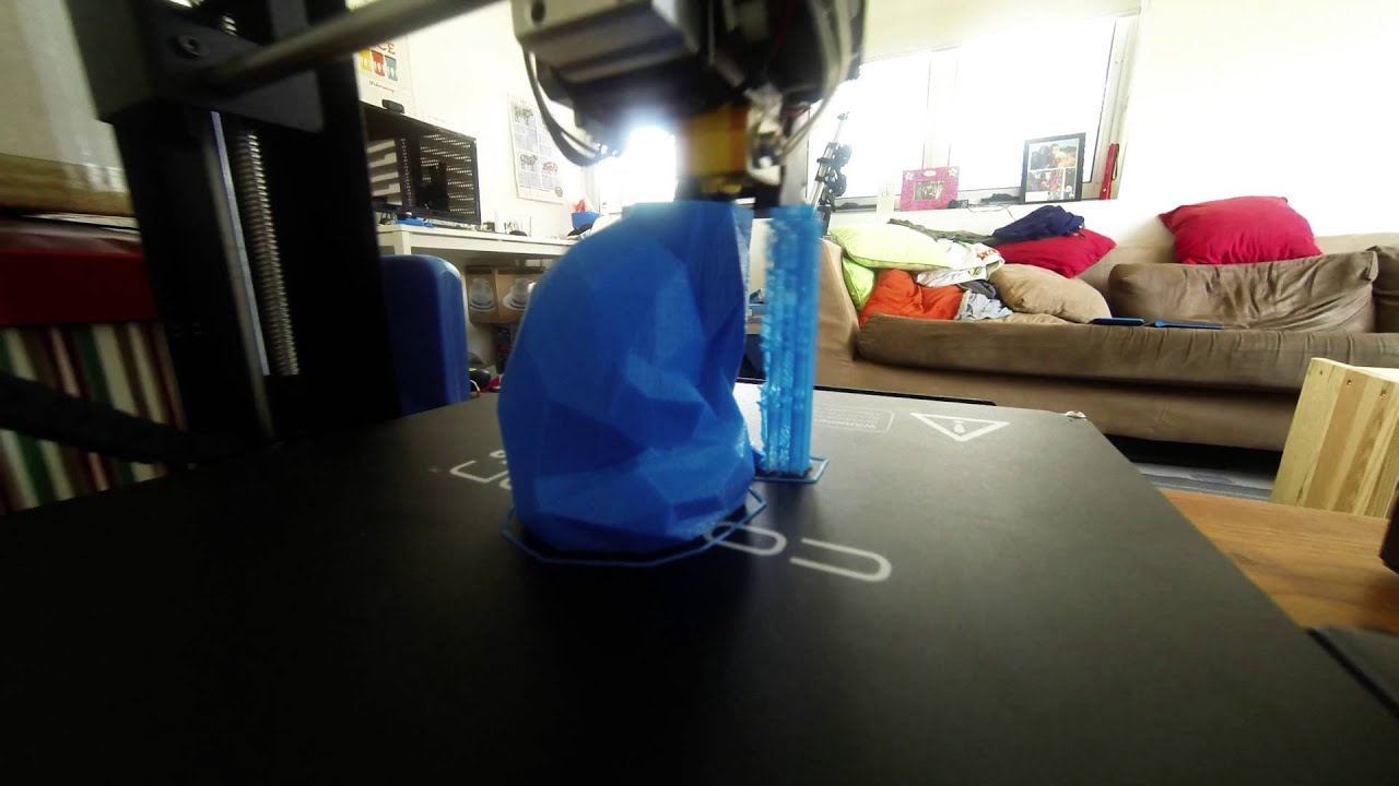 Cocoon Create 3D Printer - Low Poly Fox Time Lapse - YouTube