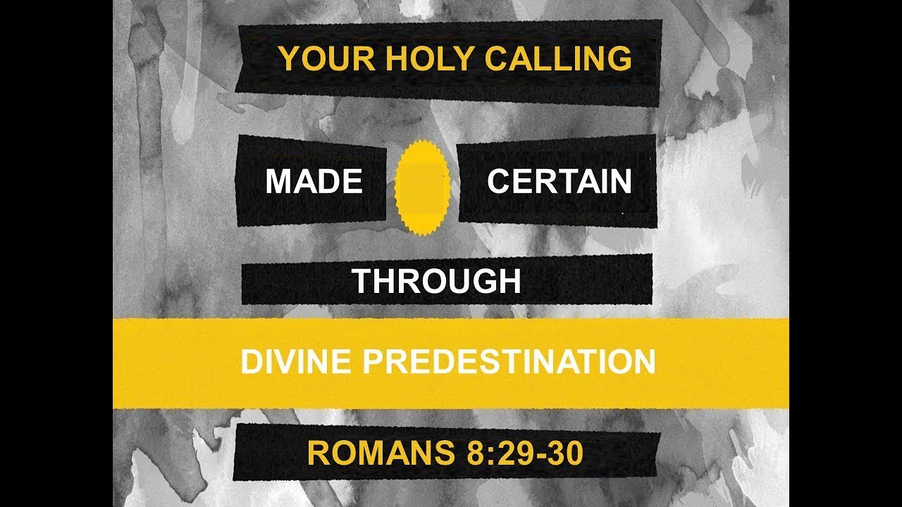 "Your Holy Calling Made Certain Through Divine Predestination ...