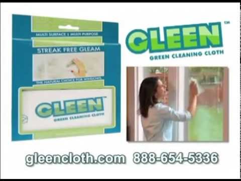 GLEEN Green Cleaning Cloth ~ Diane Bean VO - YouTube