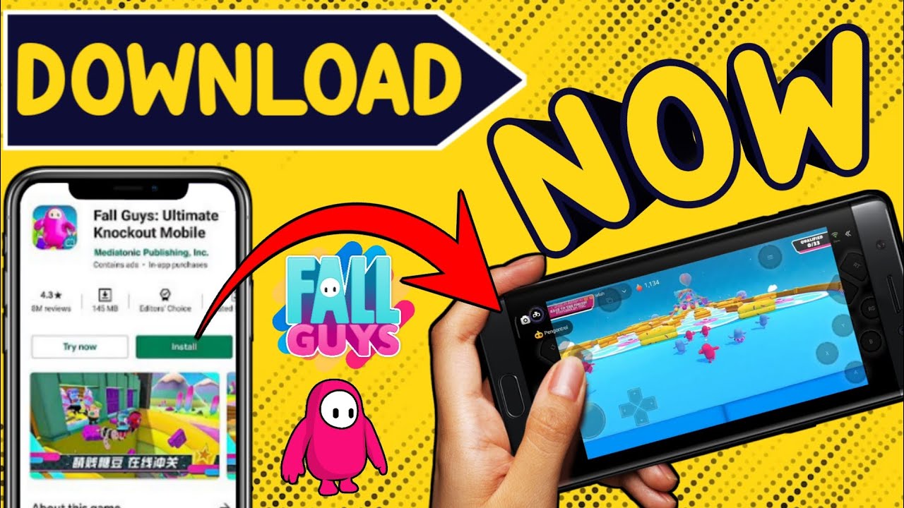 How to DOWNLOAD Fall Guys on Mobile! (IOS & ANDROID) | Fall Guys Mobile ...