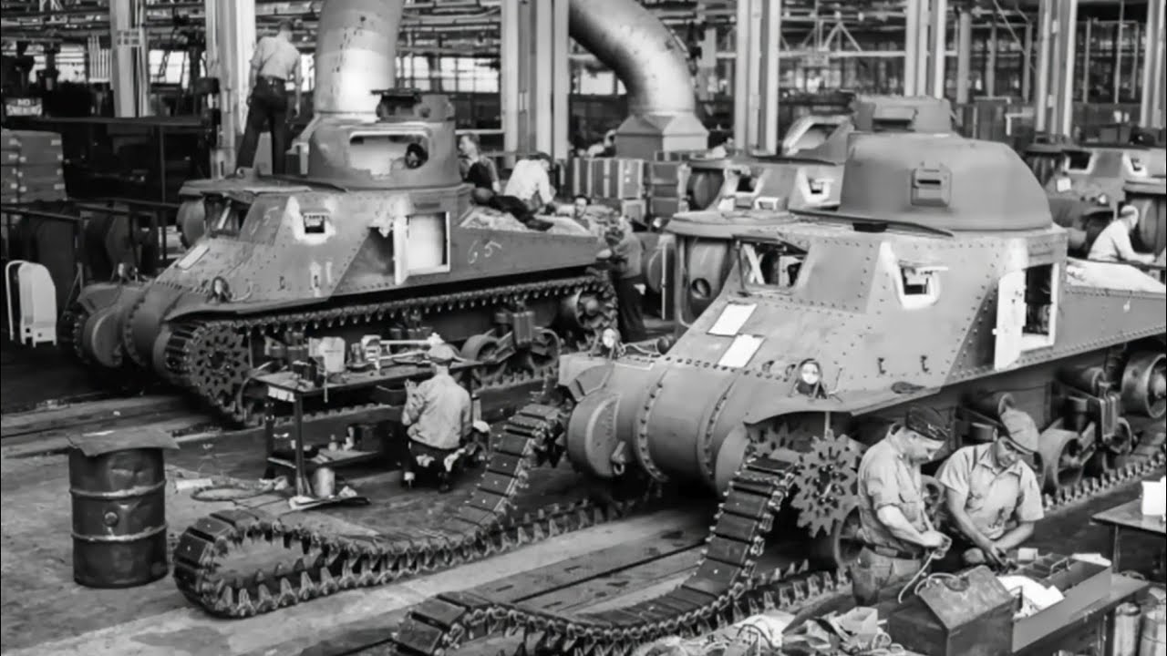 WW2's Secret Weapon: How Chrysler Mass-Produced M4 Sherman Tanks on the ...