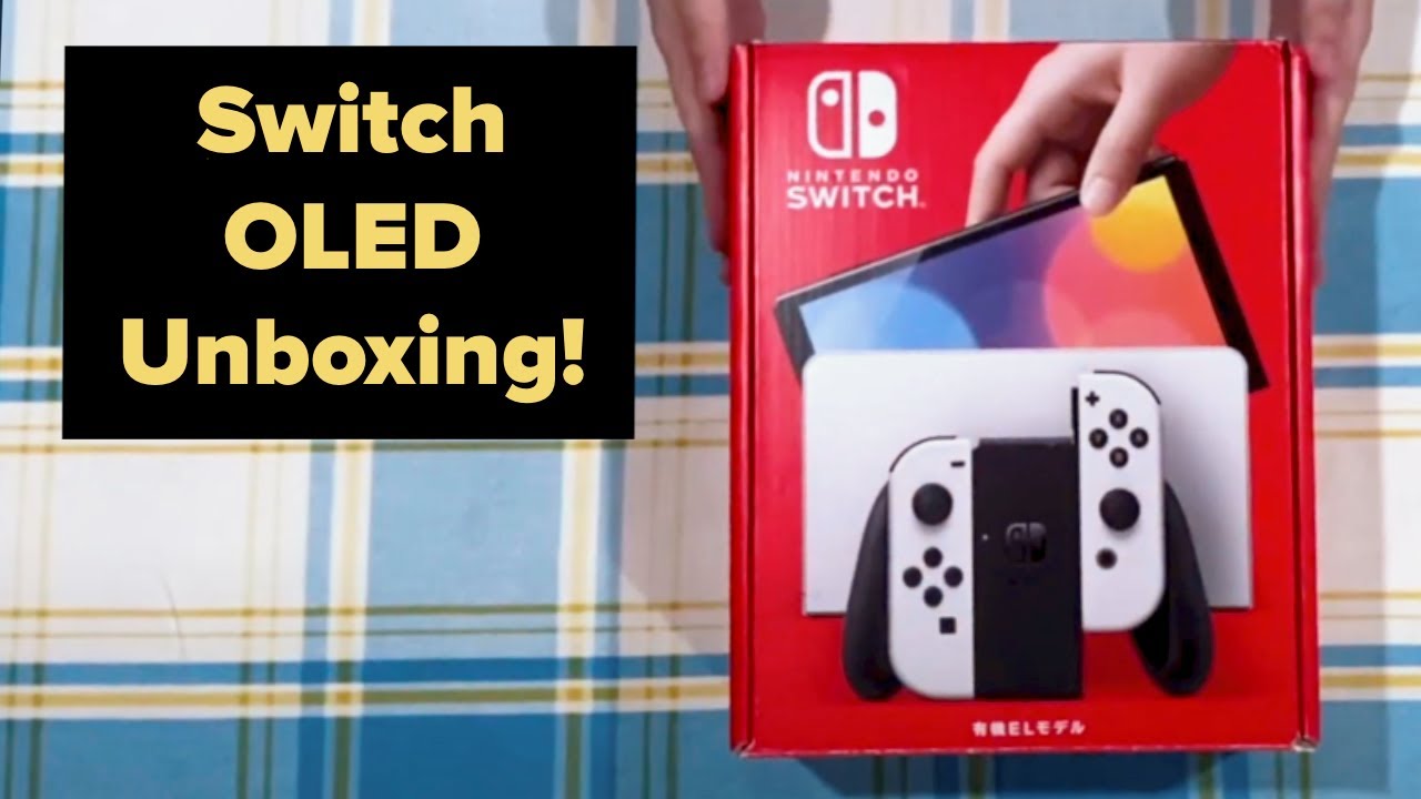 Switch OLED unboxing - YouTube