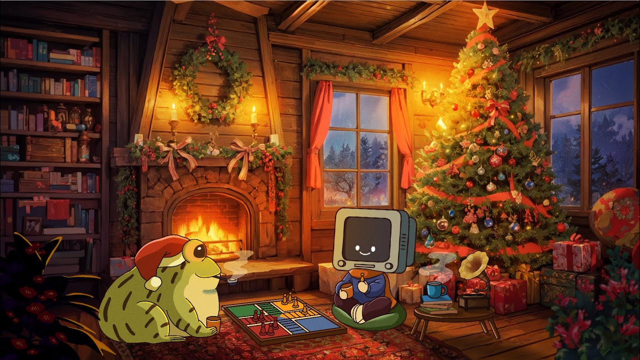 cozy christmas lofi 🎄 calm your anxiety, relaxing music - lofi hip hop ...