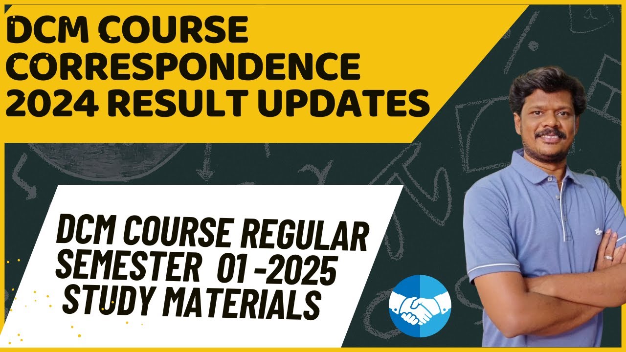 dcm course regular semester 01 study materials | dcm course ...