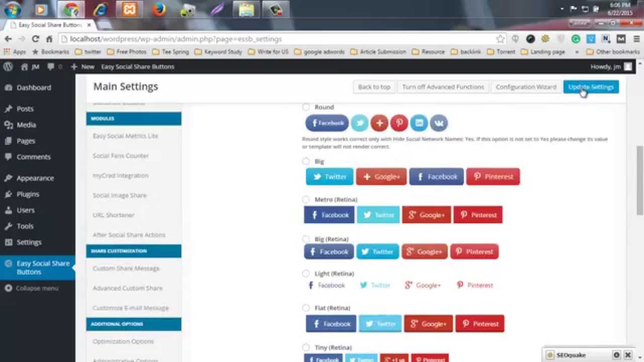 How To Add Social Share Buttons Into WordPress Website YouTube How To Add Social Share Buttons Into WordPress Website YouTube