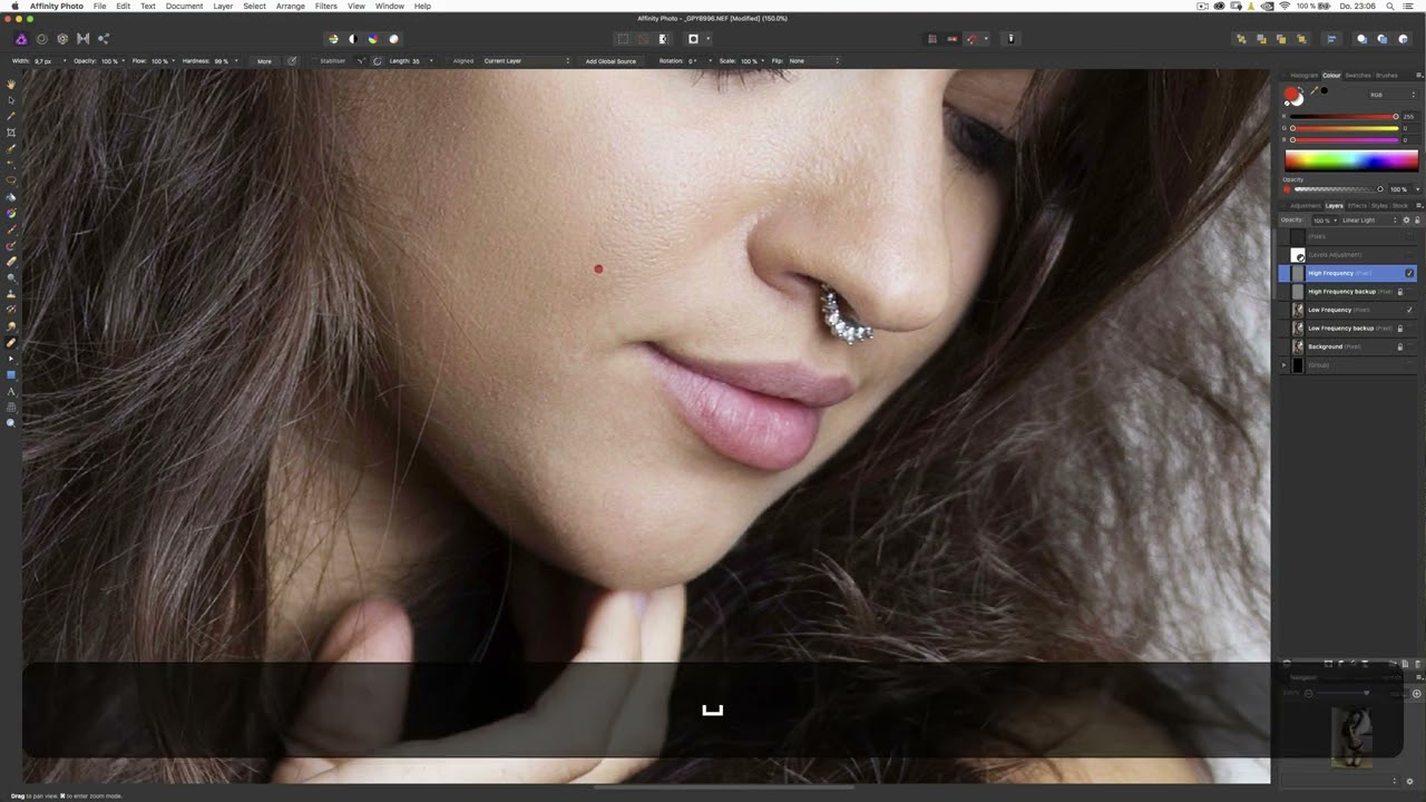 Skin Retouching of a Boudoir Shot in Affinity Photo. [ Affinity Photo Tutorial | PART 5 / 10 ...