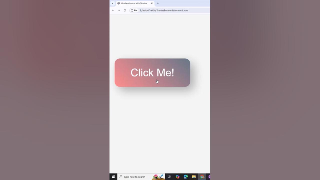 Html Css Button Design With Hover Effect Htmltutorial Csstutorial