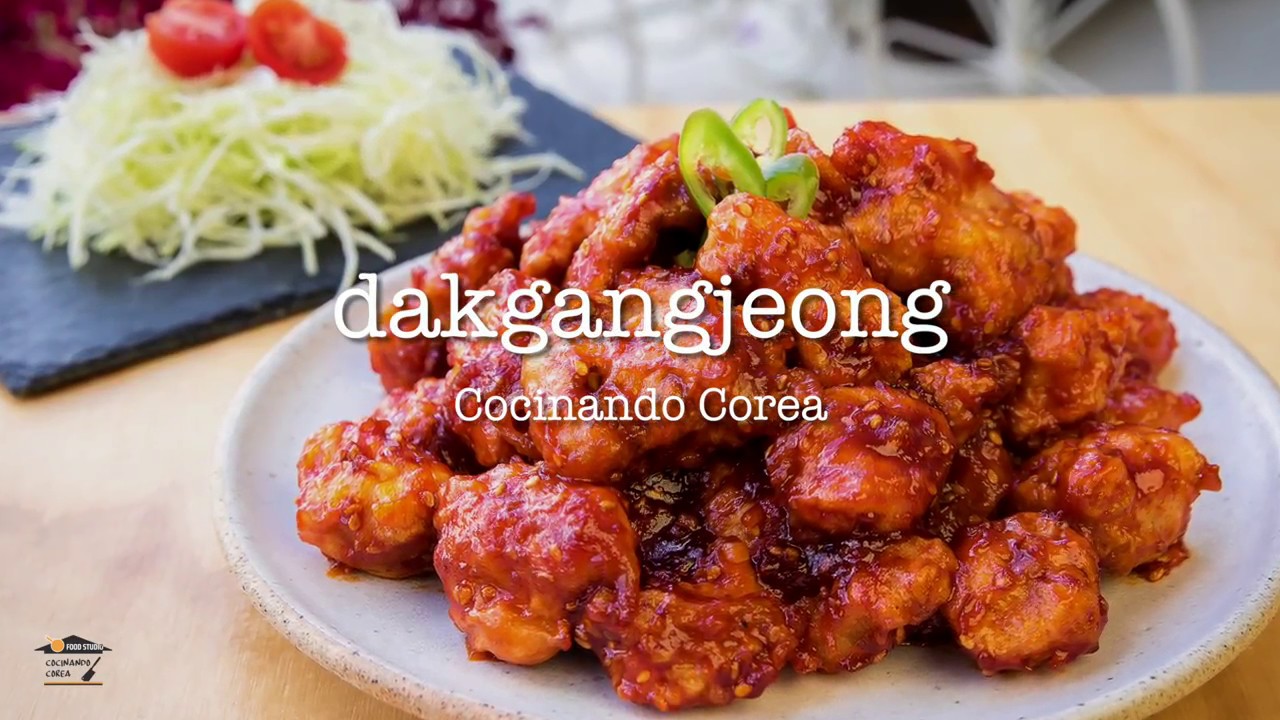 Dakgangjeong (닭강정) | Pollo frito crocante agridulce con un toque ...