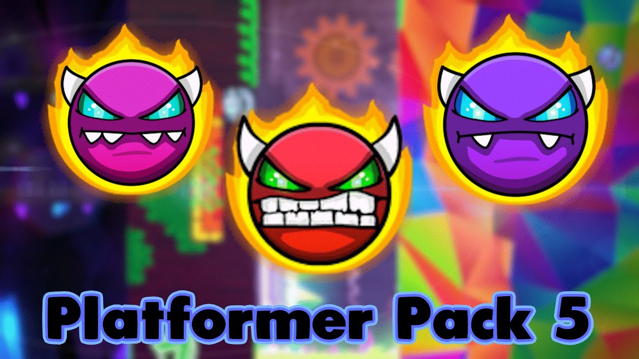 Geometry Dash | Platformer Demon Compilation #5 | Platformer Mode - YouTube