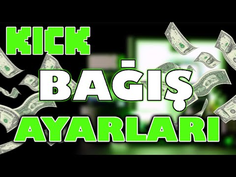 KİCK BAĞIŞ AYARLARI !! #kick #kickdonate #bağışayarları
