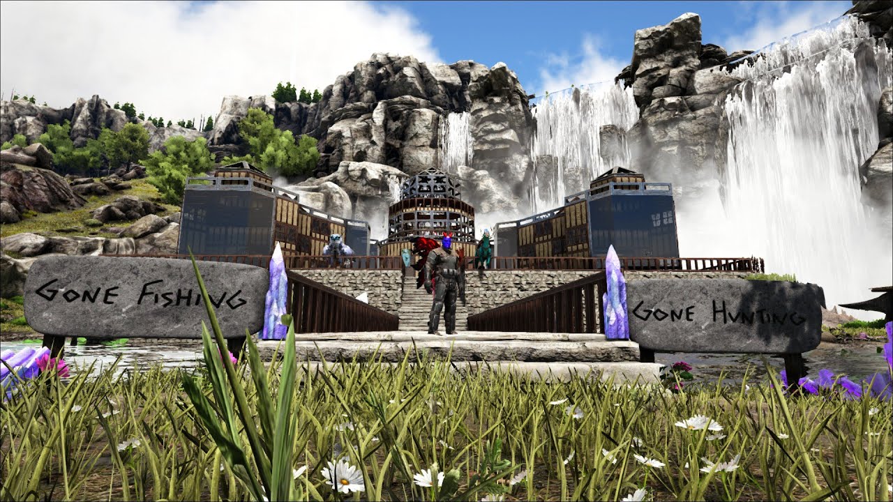 Ragnarok triple waterfall base tour!!! and more; - YouTube