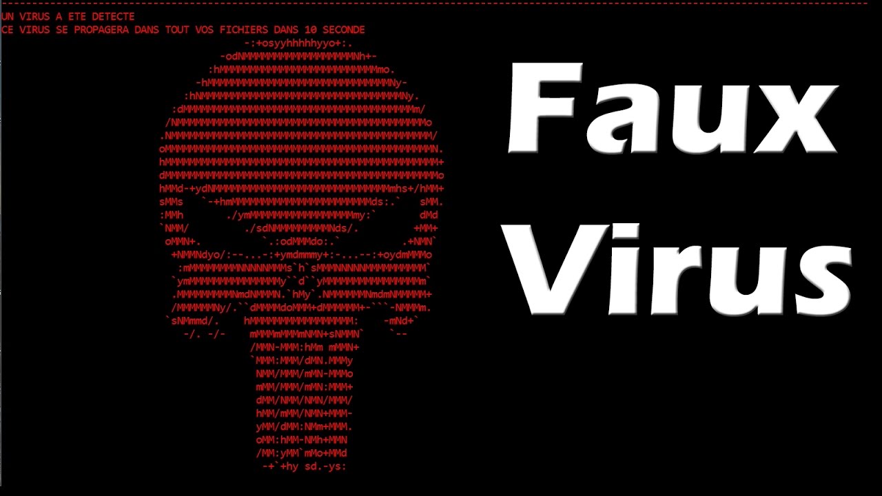 Comment Faire Un Faux Virus avec Seulement un Bloc-Notes ! - YouTube