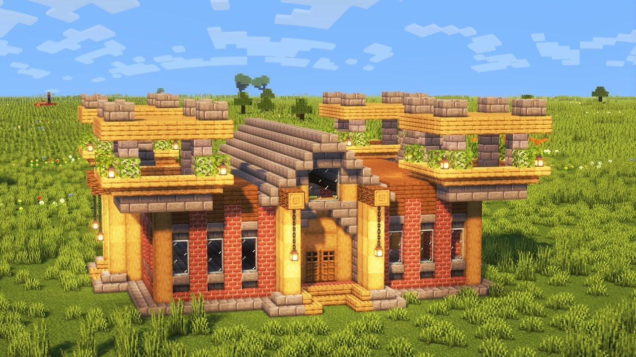 Minecraft: easy Town Hall Tutorial 1.19 - easy Town Hall Tutorial in ...