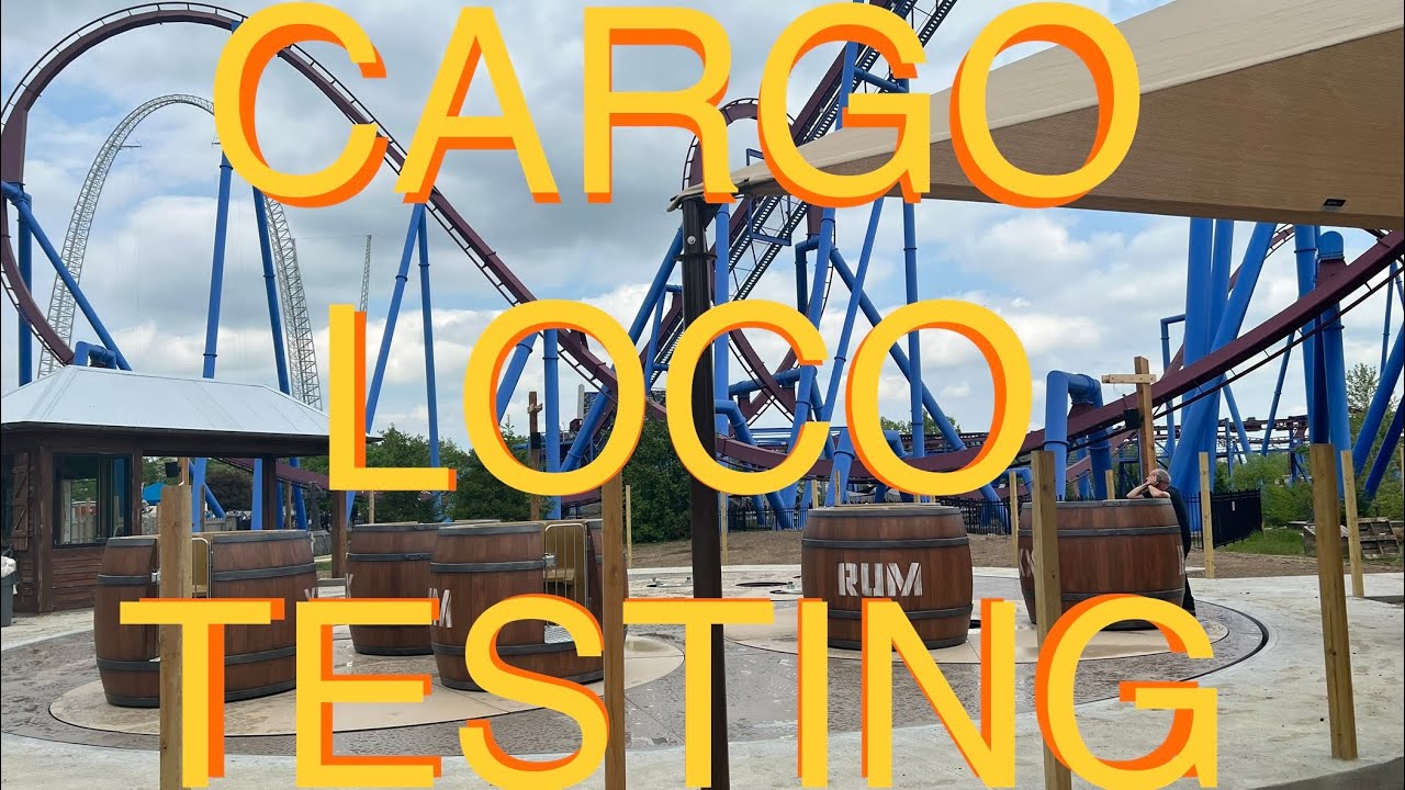 CARGO LOCO TESTING!!! | Adventure Port | Kings Island 2023 - YouTube