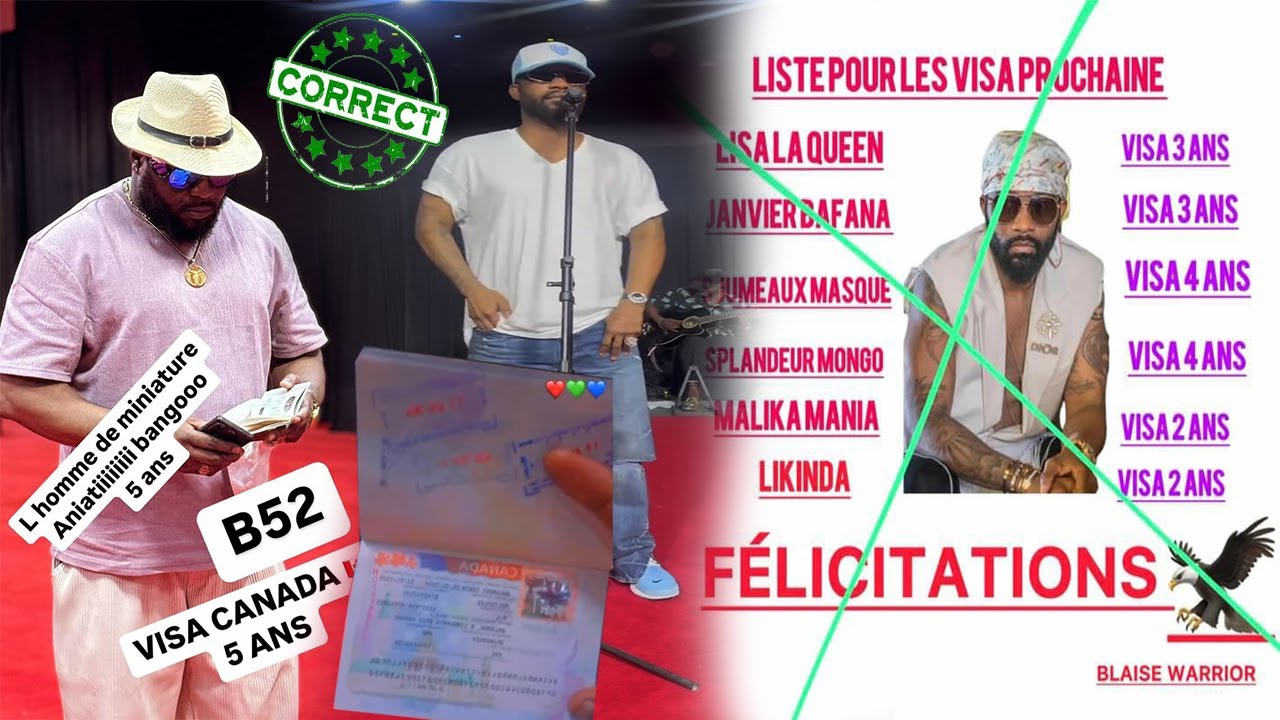 #FALLY LISTE YA BA MUSICIENS BAKO VOYAGER VISAS CANADA REPONSE DE ...