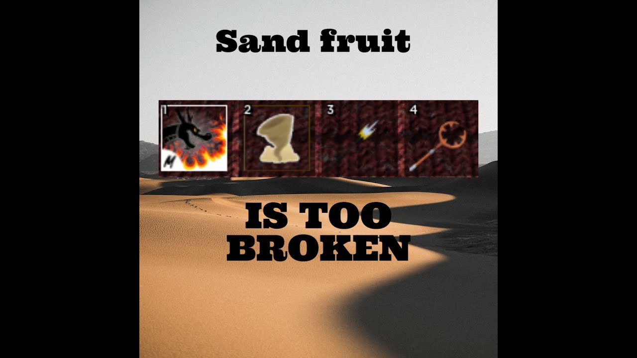 SAND FRUIT IS BROKEN FOR PVP...(Blox Fruits) - YouTube