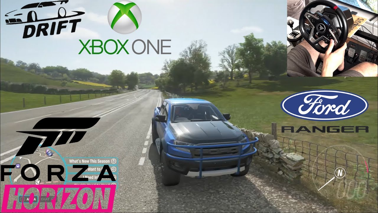 Ford Ranger Drift Forza Horizon ThrustMaster T248 Xbox One X steering ...