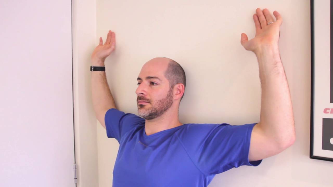 Postural Exercise Wall Angel - YouTube