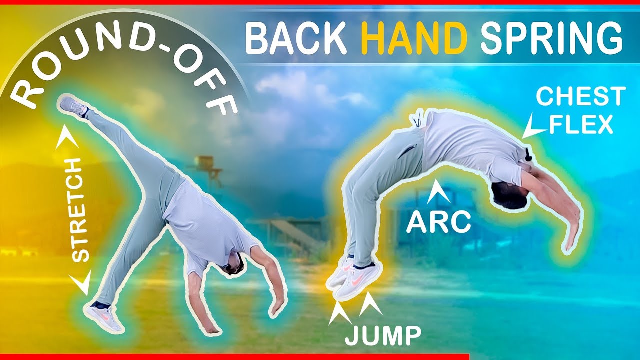 Round-off Back Hand Spring tutorial step by step | @RAVINDRASRana44 ...