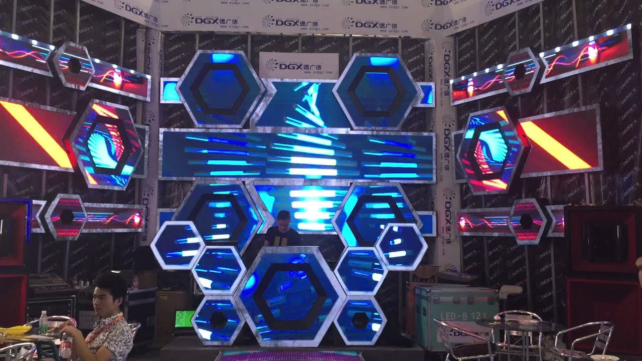 3D effect LED Screen background - YouTube